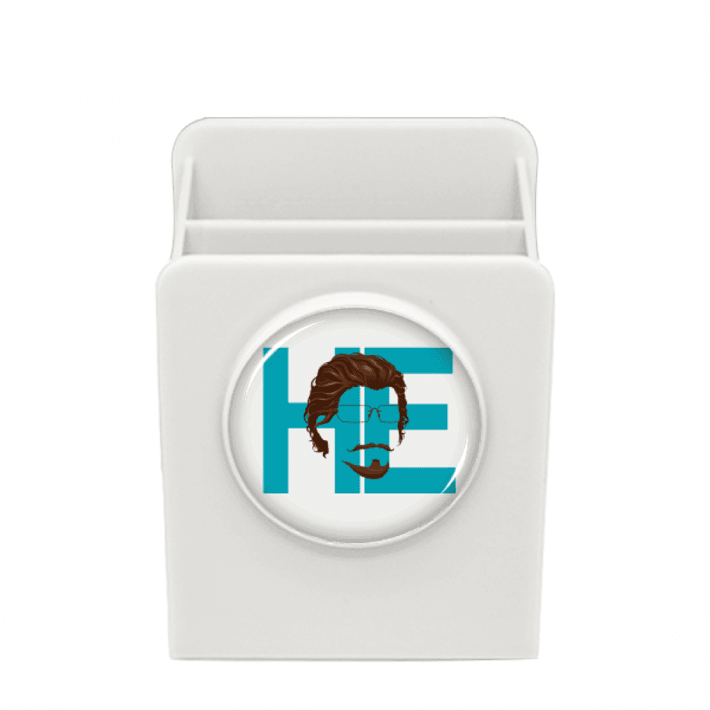 He Man Hair Beard Art Deco Fashion Desk Pencil Holder Cup Pen Organizer ...