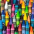 Cra-Z-Art Classic Crayons Multicolor Bulk Pack, 64 Count, Built-in ...
