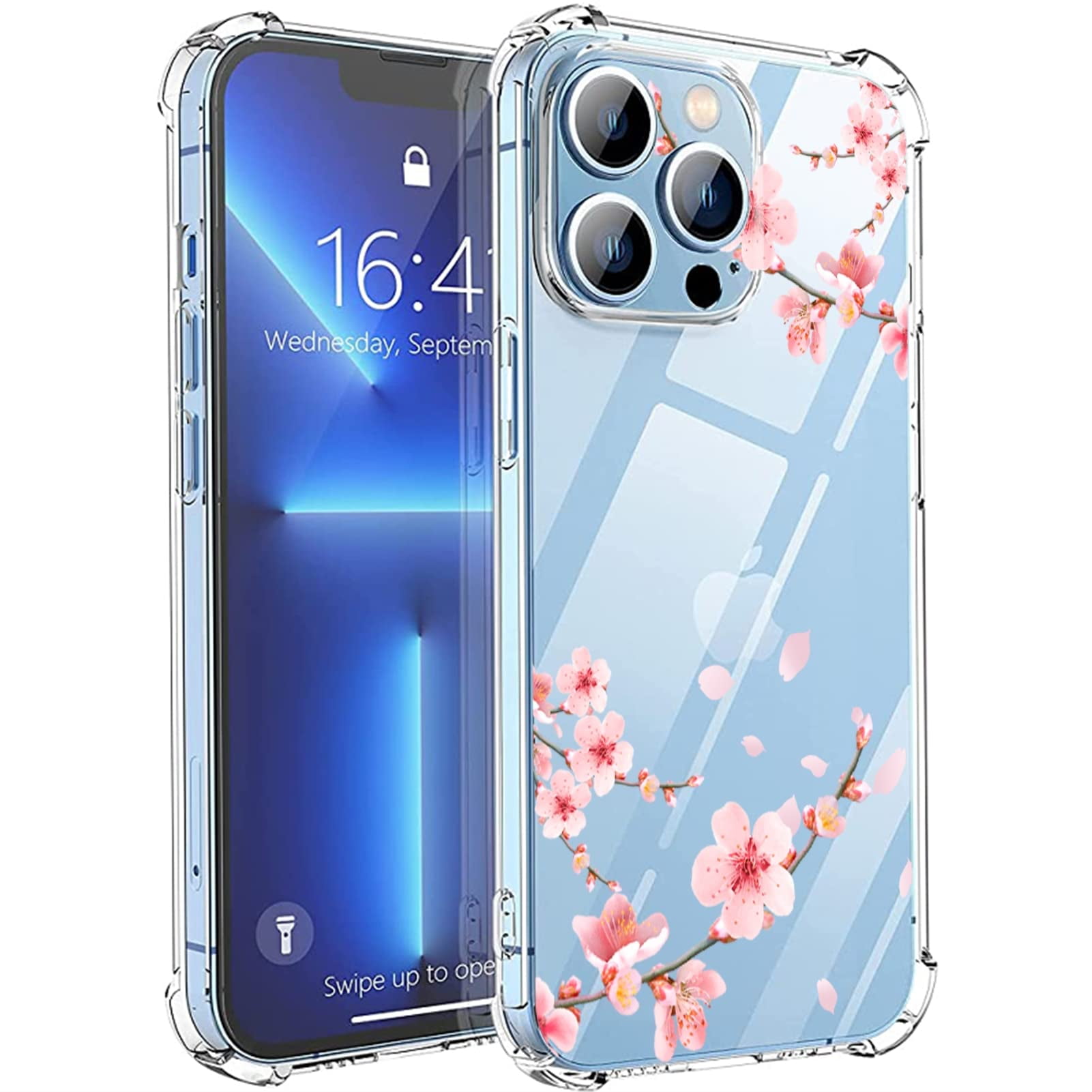 iPhone 13 Pro Max Pro Max 6.7 Inch Floral_1 Case Compatible with iPhone ...