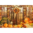 SUNOLIFE Fall Thanksgiving Backdrop Banner Autumn Nature Photo ...