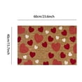 Hey Sugar Doormat 23.6 x 15.7Inch Valentine's Day Natural Coir Welcome ...