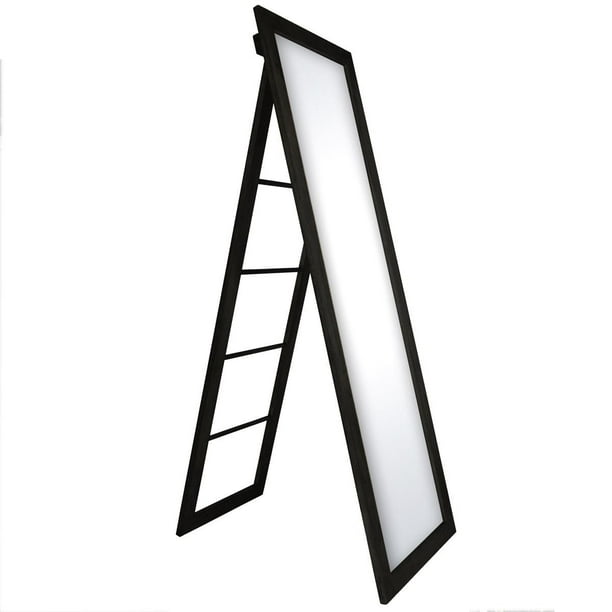 Hometrends Echelette Mirror, 19.50x61.50in, Black Stain - Walmart.ca