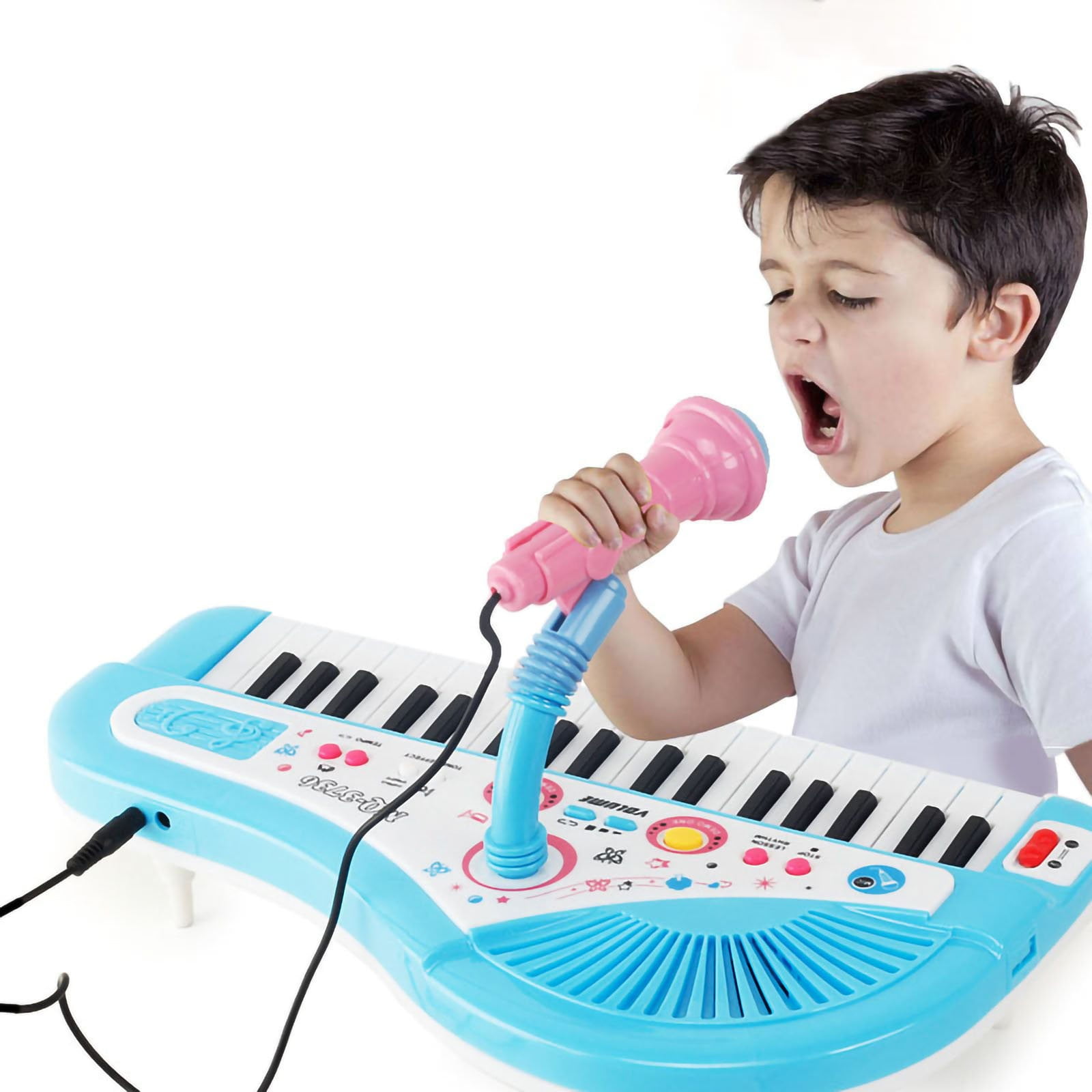 Children'S Education 37 Key Children'S Electronic Organ With Microphone ...