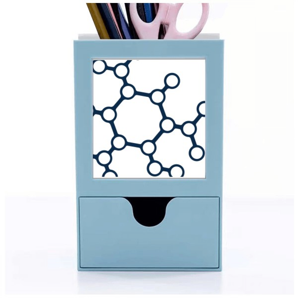 Molecular Binding Combination Structure Desk Supplies Organizer Pen