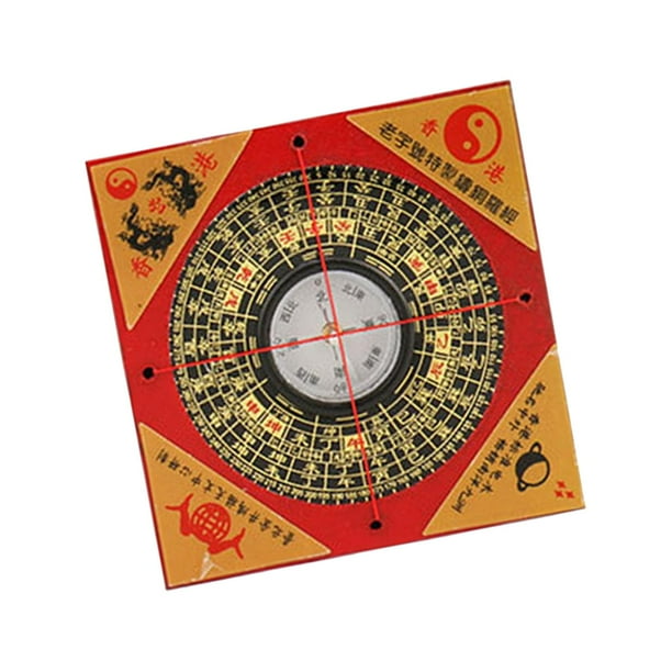 jinwen Ancient Chinese Compass Wood Compass for Climbing Camping ...