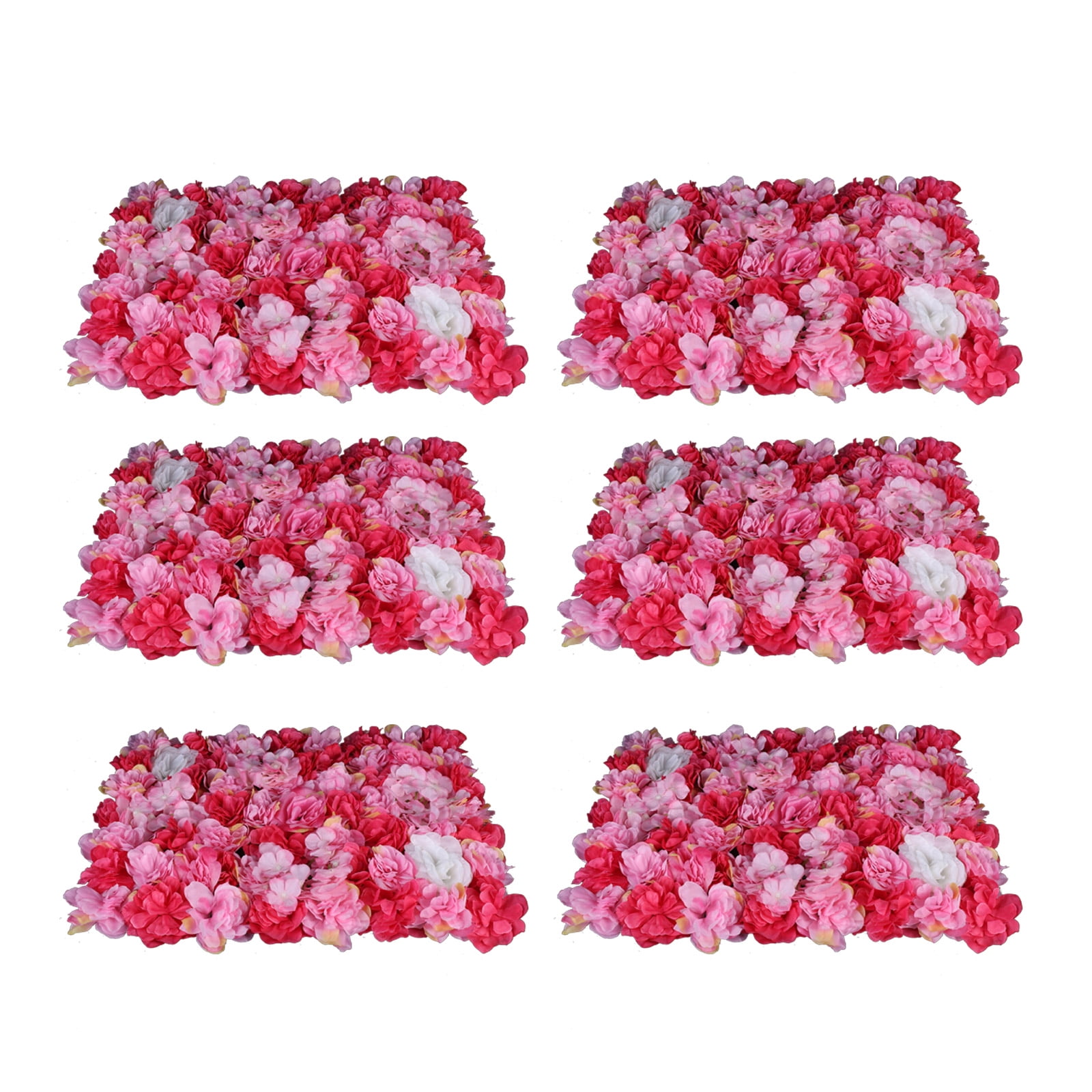 Miumaeov Artificial Flower Mat Wall Artificial Flower Mat for Backdrop ...
