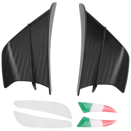 Motorcycle Winglet Aerodynamic Wing Kit Spoiler Motorcycle Wind Flow ...