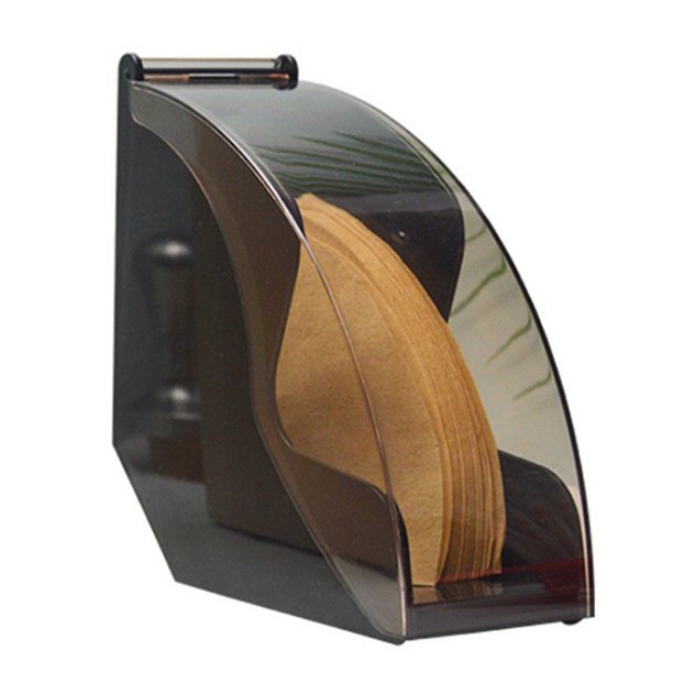Visland Dust-proof Acrylic Hand-drip Coffee Filter Paper Storage ...
