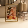 AhaGo 5x7 Gold Floating Picture Frame, for Photo 4x6, 3.5x5, 2x3 ...
