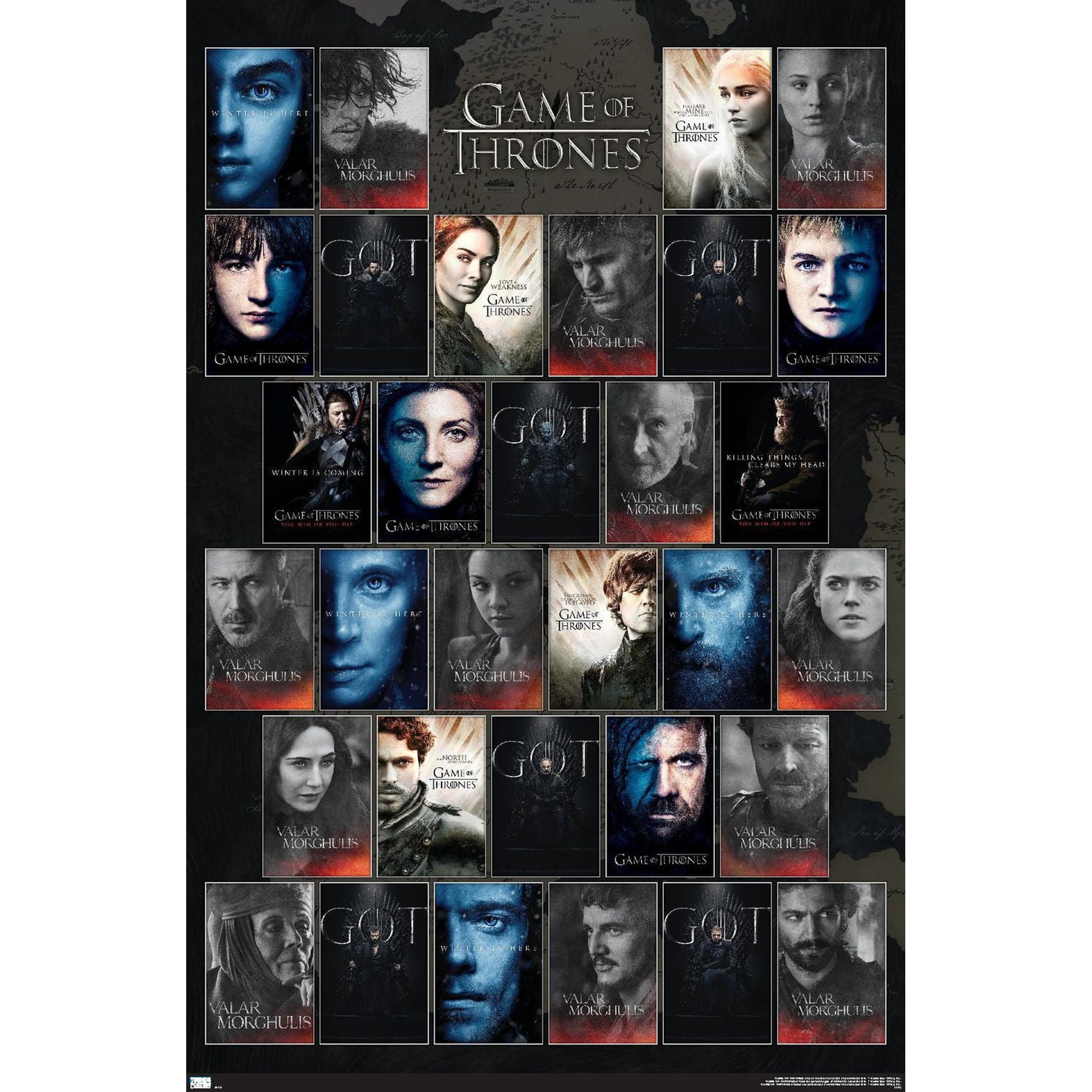 Click here for Trends International Game Of Thrones - Grid Wall P... prices