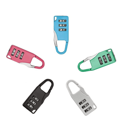 5 Pack Luggage Code Lock Security Padlock School Locker Gym Shed ...