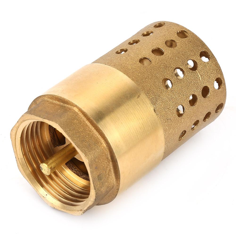 Sonew Brass Check Valve Brass One Way Female Thread Foot Valve Mesh Sonew Brass Check Valve Brass One Way Female Thread Foot Valve Mesh