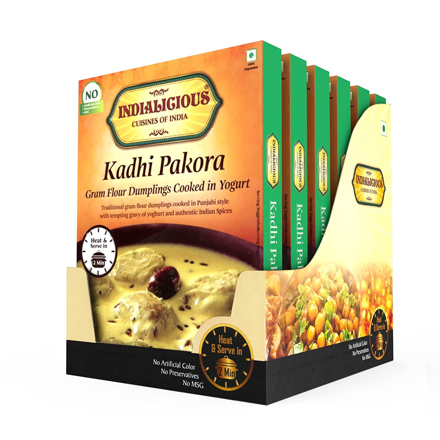 Indialicious Ready to Eat Just Heat and Eat Kadhi Pakora 10.5oz Pack of ...