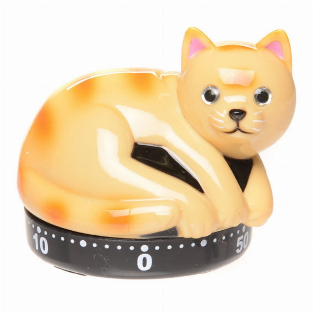 Tabby Cat Kitchen Timer Detailed and Glossy - Walmart.com