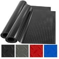 Garage Floor Mat Diamond Plate PVC Vinyl Flooring Rolls Non-Slip 2.5mm ...