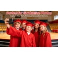 Childrens Graduation Dress Knitted Robe with Hat Shiny Graduation Gown ...