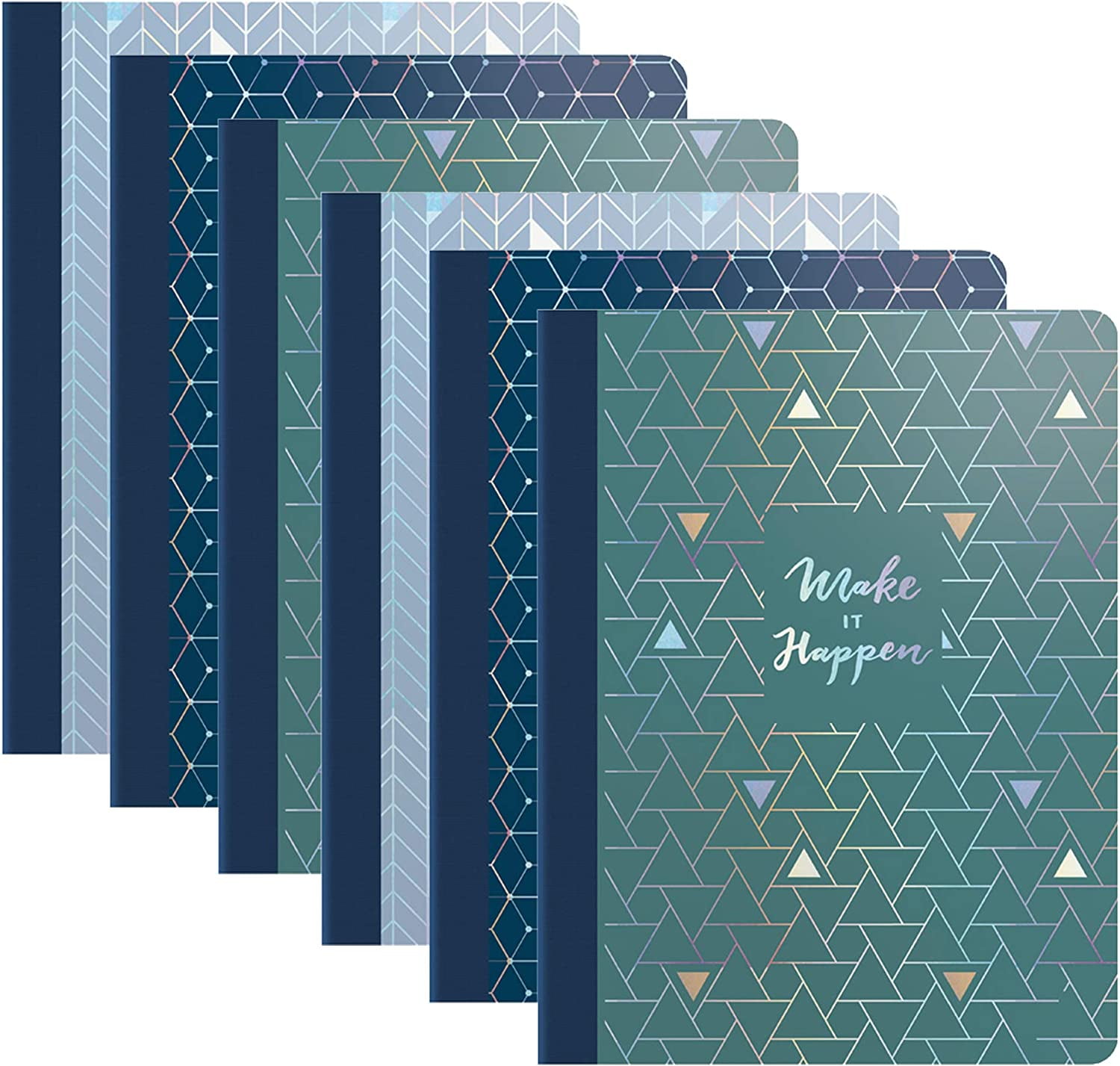 Pukka Pad Composition Notebooks - 6 Pack of Journals Featuring 140 ...