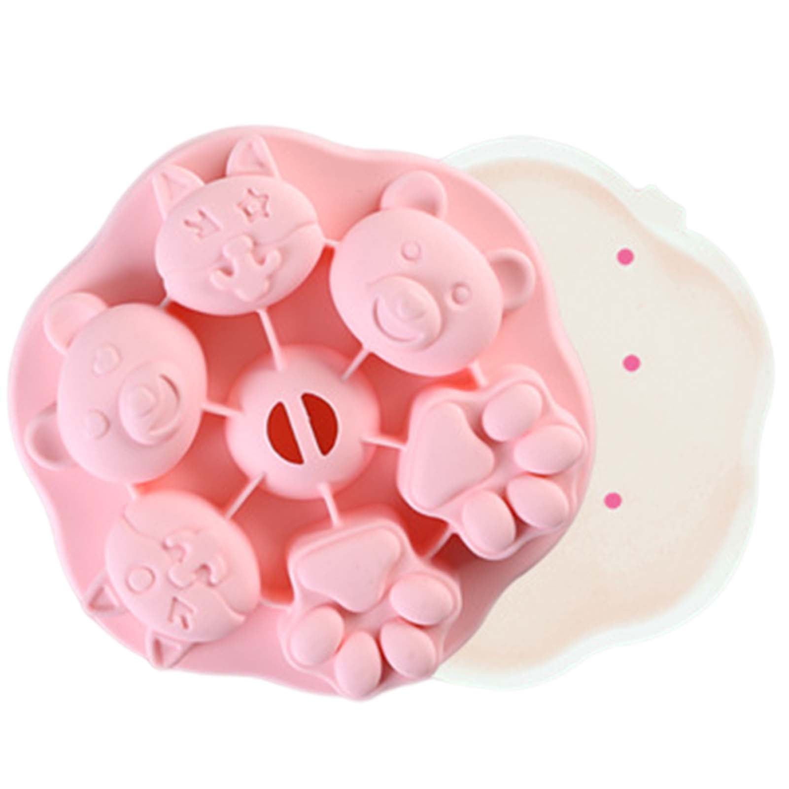 Waroomhouse Pastry Mold 6-Cavity Handle Design Sealed Lid Steam Hole ...