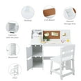 M optimized Study Desk and Chair Set With Storage Bookshelf Bulletin ...