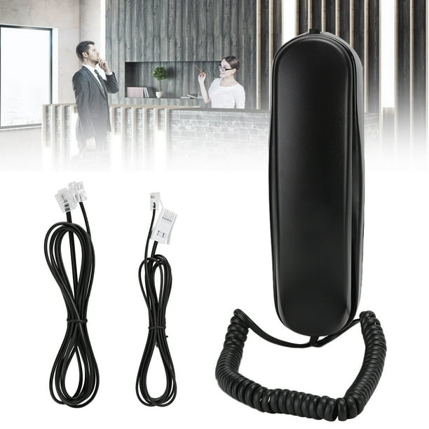 Telephone, Landline Phone Compact Size With 150cm Cable For Home And ...