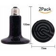 2-Pack 150W 110V Reptile Heat Lamp Ceramic Infrared Heat Emitter Bulb ...