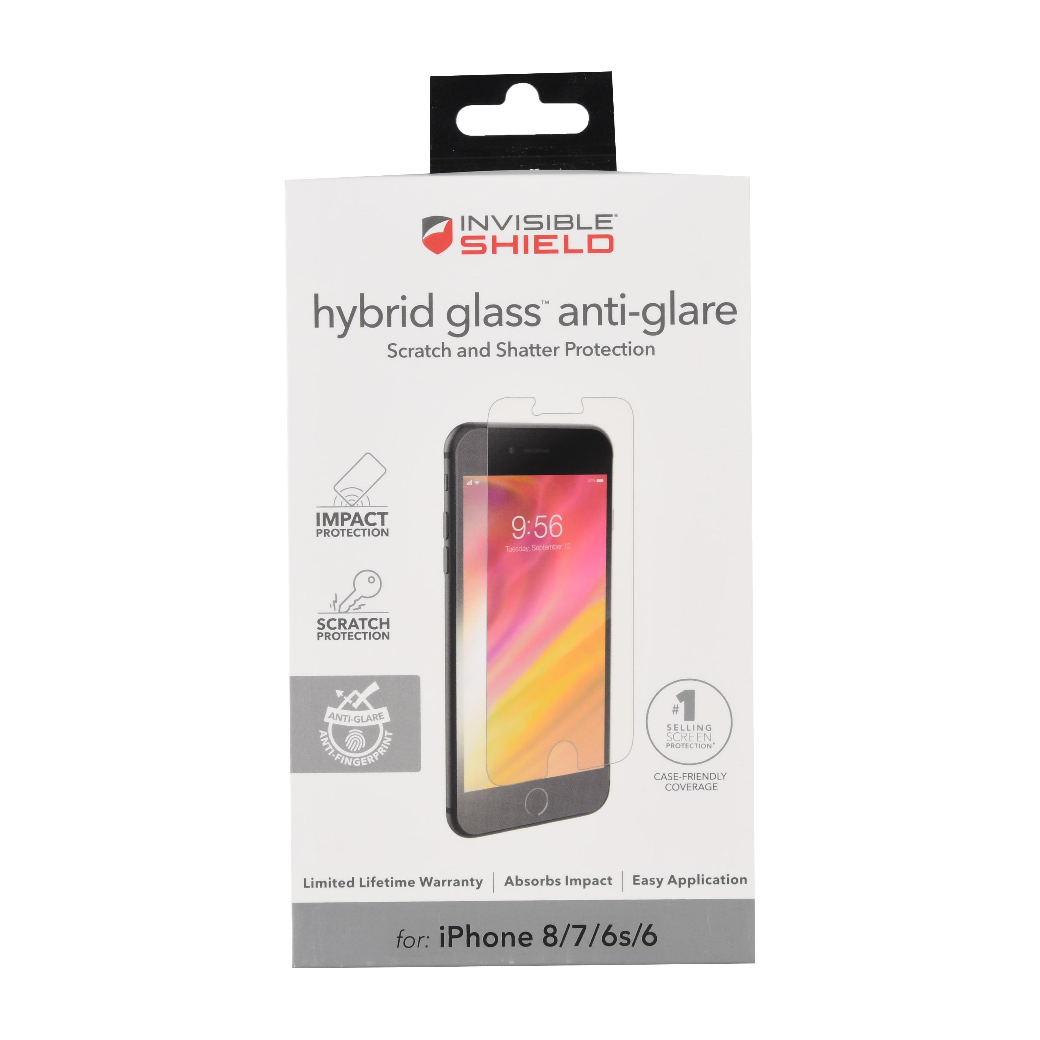 Zagg iPhone 6 & iPhone 7, & iPhone 8 Hybrid Screen Protector - Walmart.com