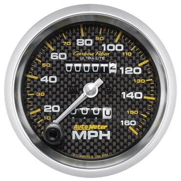 AutoMeter 2694 Z-Series In-Dash Mechanical Speedometer 3 3/8" 160 MPH ...