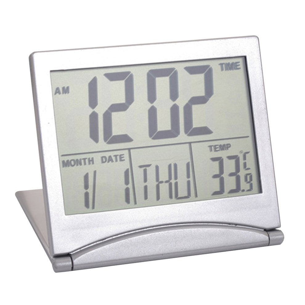 Ultra-Thin Electronic Clock Multi-Function Fashion Folding Clock ...