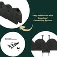 GroundSmart SmartLoc Scallop Landscape Edging, 4' Black Rubber Garden ...