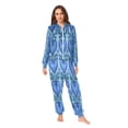 1-Pack Onesie Adult Hooded Pajamas, Soft Fleece Full Zip One Piece ...