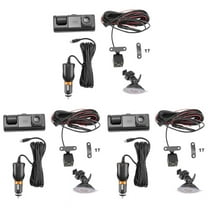 2 set 4.3 Inch Car DVR Rearview Mirror Driving Video Recorder Dual Lens ...