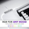 Tilted Nation, Gaming Mouse Pad, RGB XL, Bone White - Walmart.com