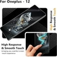 2 Pack Screen Protector for OnePlus 12 (Soft film), 2 Pack Camera Lens ...