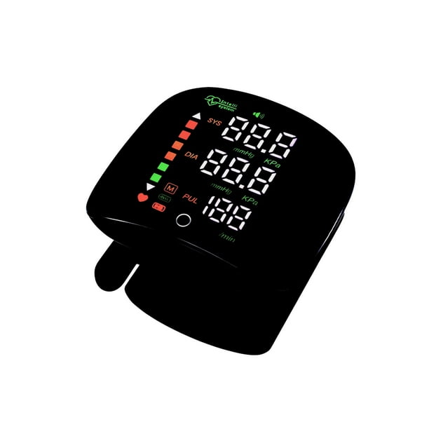 Monitor De Presion Arterial De Muñeca Recargable Usb Con Voz Pitipa Monitor Presión Muñeca ...