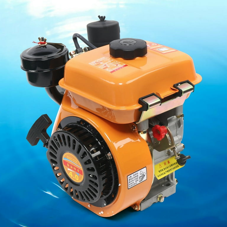 Go Cart Engine Miumaeov Diesel Engine 196CC Vertical 4-Stroke Diesel ...