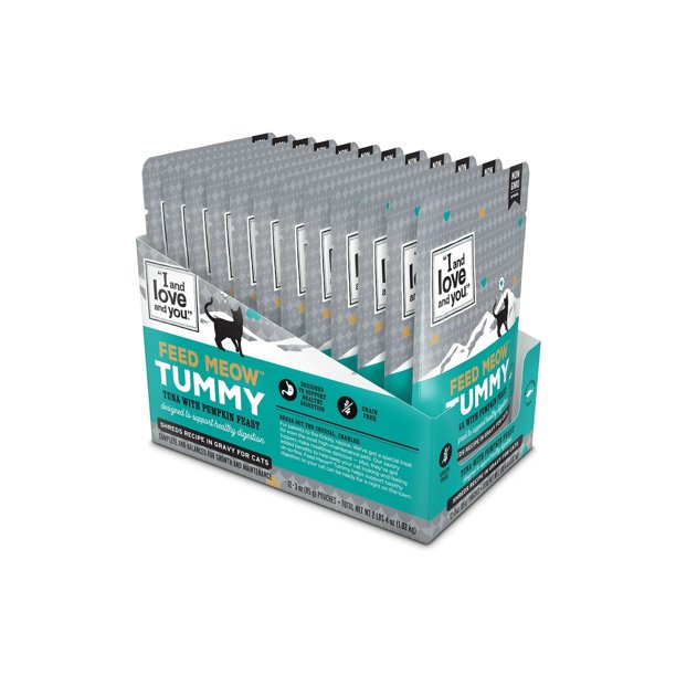 "I and love and you" Feed Meow Wet Cat Food, Tummy Formula with Tuna ...