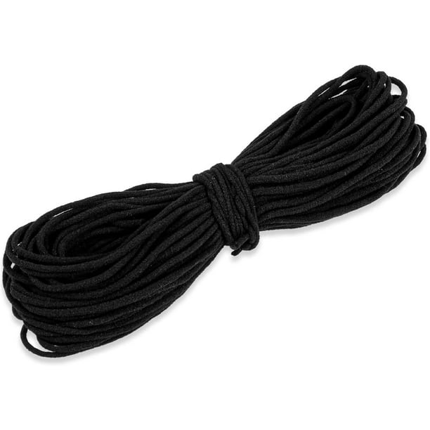 2.5mm x 2 meters Soft Elastic Cord Smooth & Stretchable String Rope ...