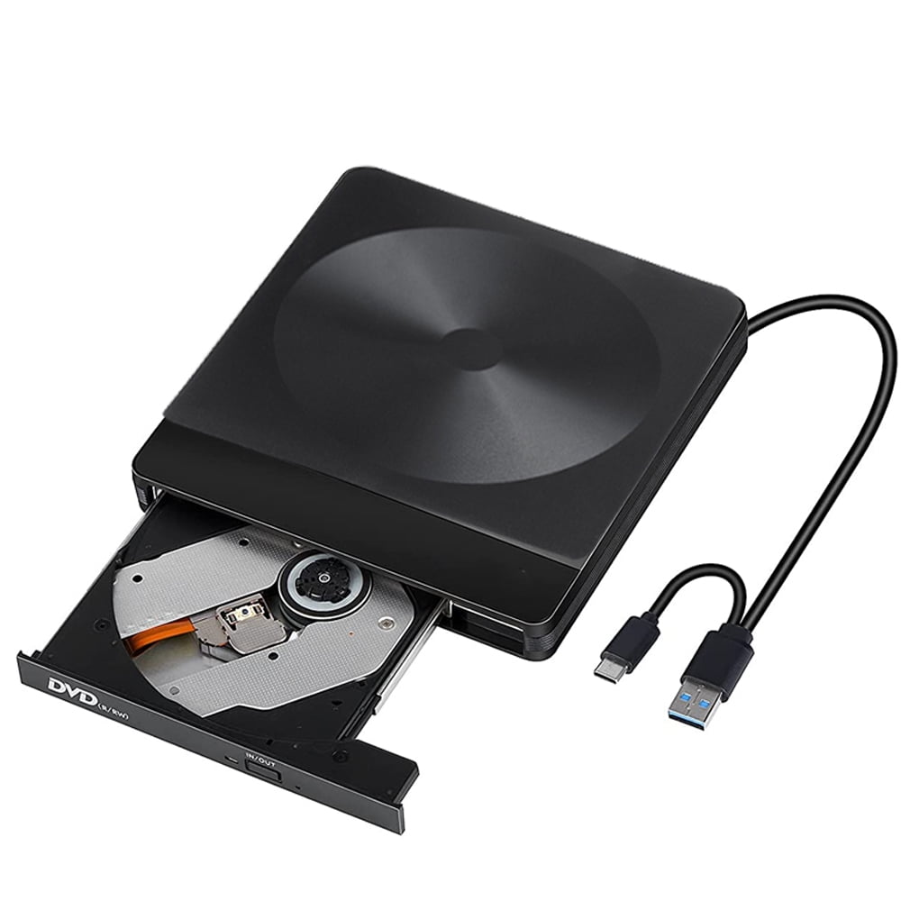 External Drive Reader,USB C 3.0 and Type-C External Drive CD DVD Drive ...