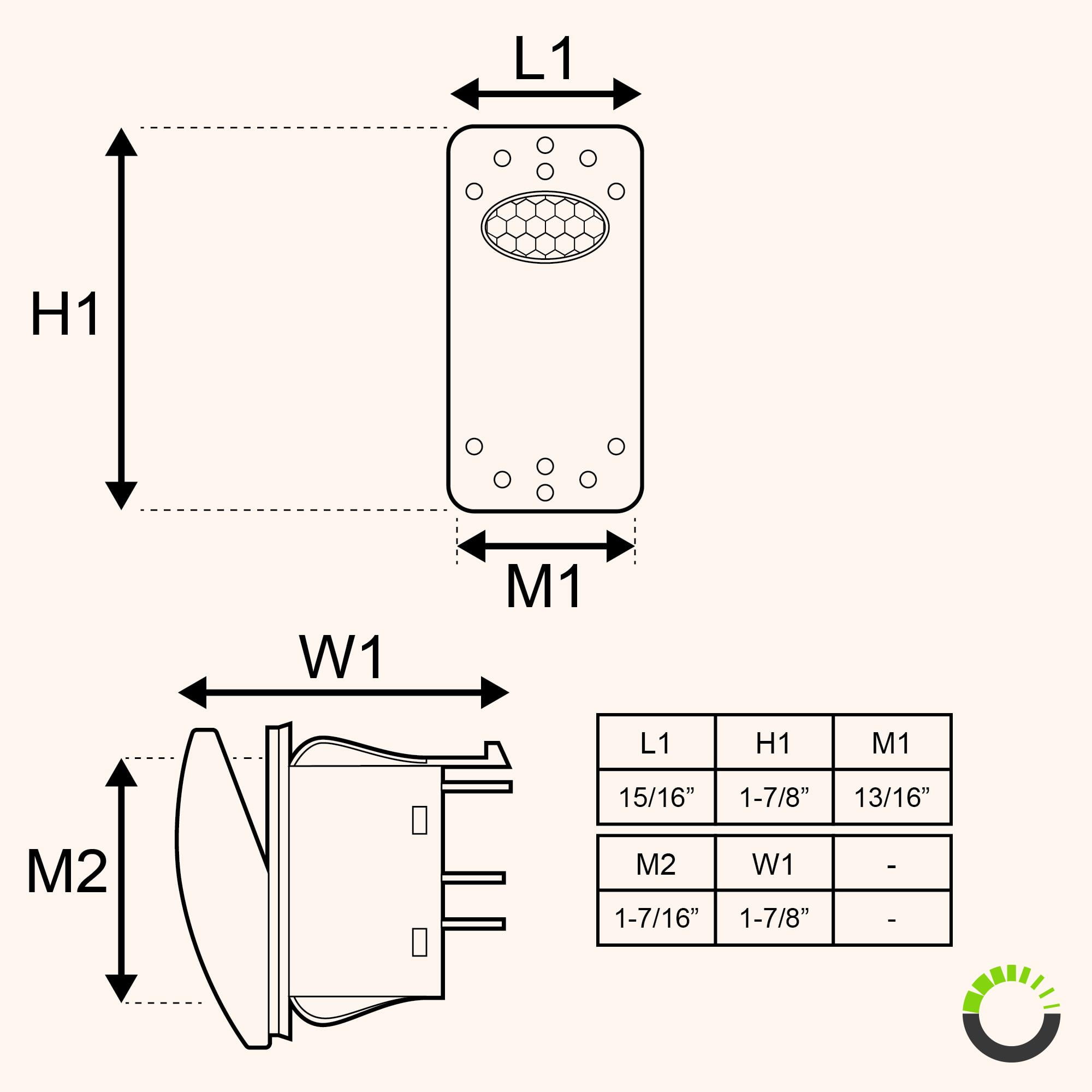 12V DC LED On-Off Rocker Switch Kit - Red, 3-Pin, 20A in Nepal at NPR ...