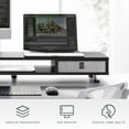 Fenge Monitor Stand, Dual Monitor Stand with 2 Drawers - Walmart.com