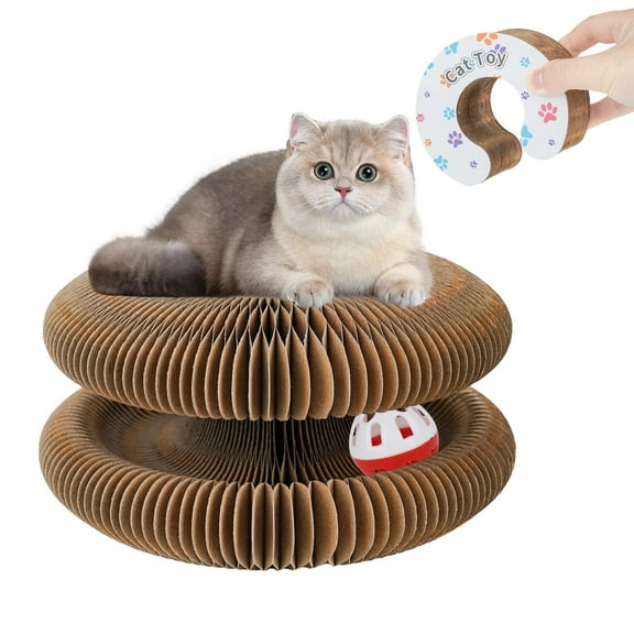 Twisty Paws Cat Toy, Magnetic Cardboard Twisty Paw Cat Toy, Interactive ...