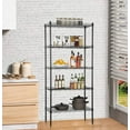 5-Tier Shelving Unit Adjustable Metal Shelves 48" H Storage Rack Wire ...