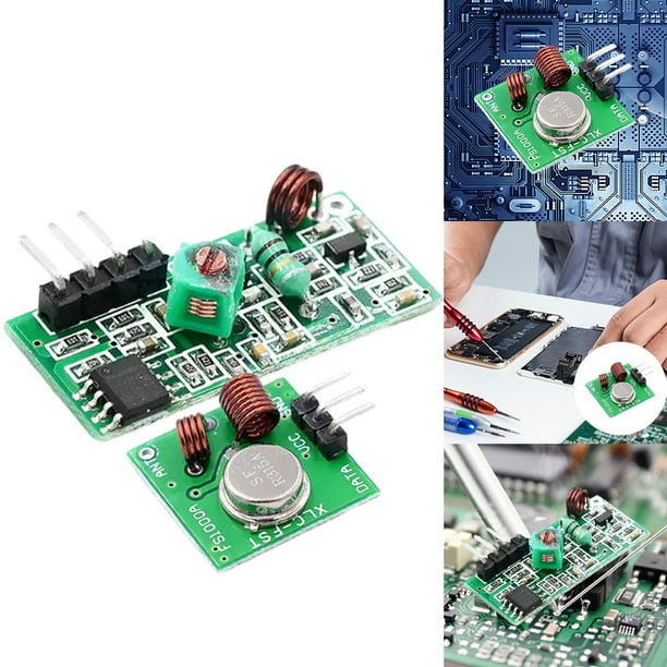 Módulo Receptor Transmisor RF 315 Mhz Módulo Remoto Inalámbrico para ...
