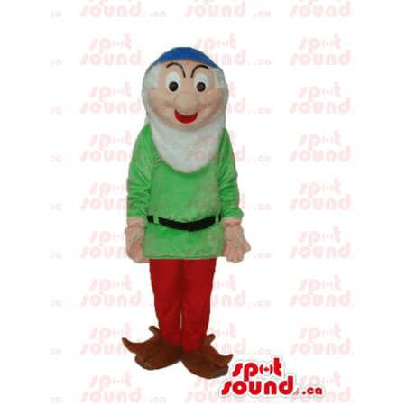 Snow White And The Seven Dwarfs Character SPOTSOUND Mascot In Green ...
