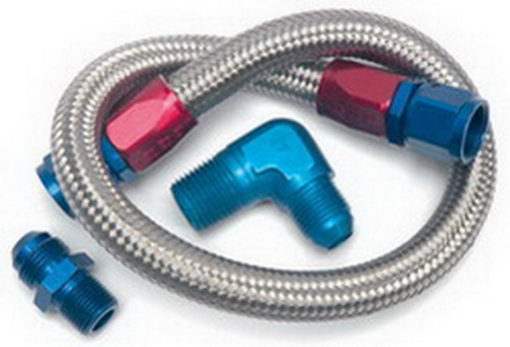 22in Braided Fuel Line Kit - Walmart.com