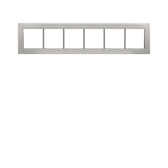 60"x12" Double Pane White Vinyl Transom Window Low-E Glass, Argon Gas ...