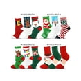 TeeHee Christmas Holiday Cozy Fuzzy Crew Socks 3-Pack for Women (Santa ...