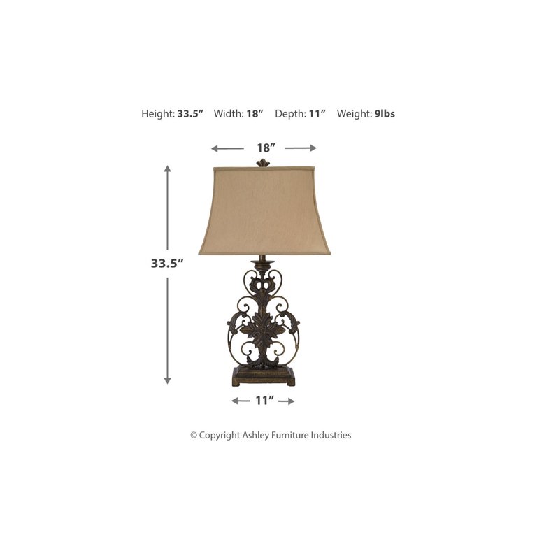 Traditional Table Lamp Ashley L243154 Signature Design By Ashley Lamps