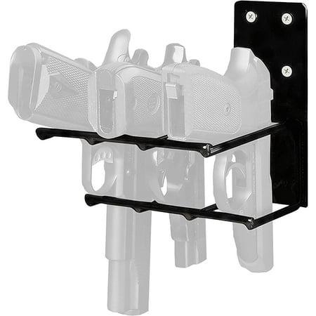 Rack'Em Gun Rack - Wall Mount Pistol Racks - Gun Safe Rack - Indoor ...