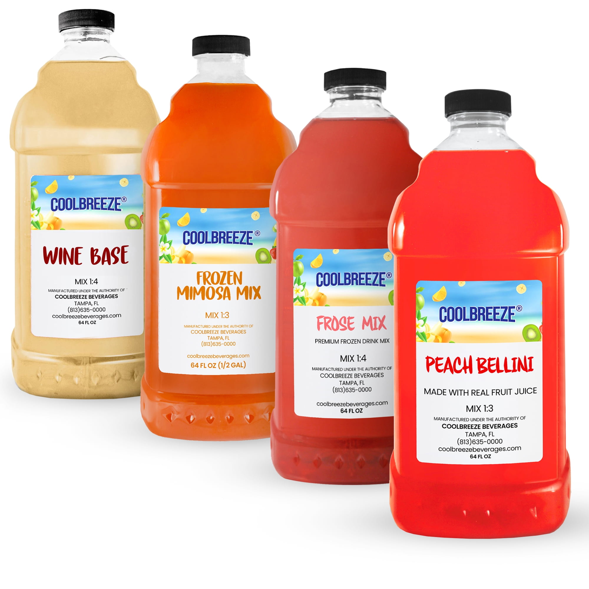 CoolBreeze Beverages Mix & Match Drink Mix - Wine lovers 4-Pack ...